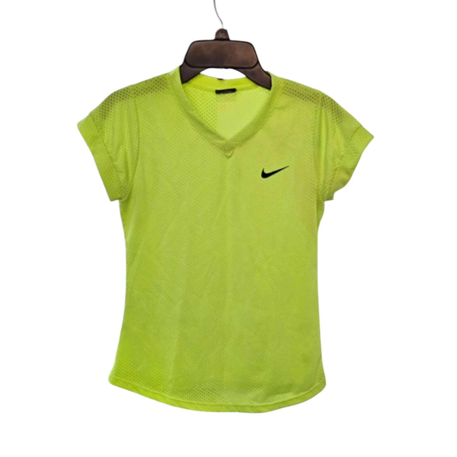SUETER VERDE NEON CON LOGO NIKE EN NEGRO – Renu